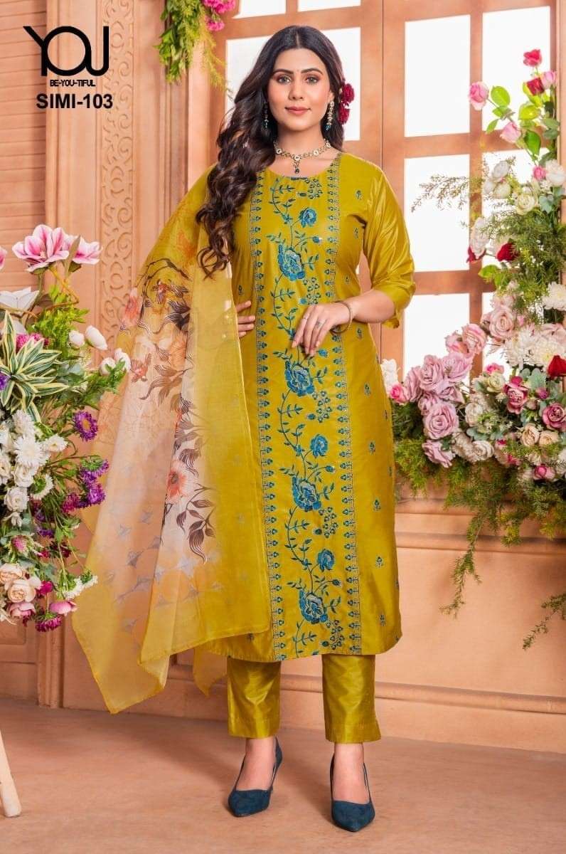 Wanna Simi 101 To 104 FESTIVAL SPECIAL CHANDERI SILK WITH FANCY ...