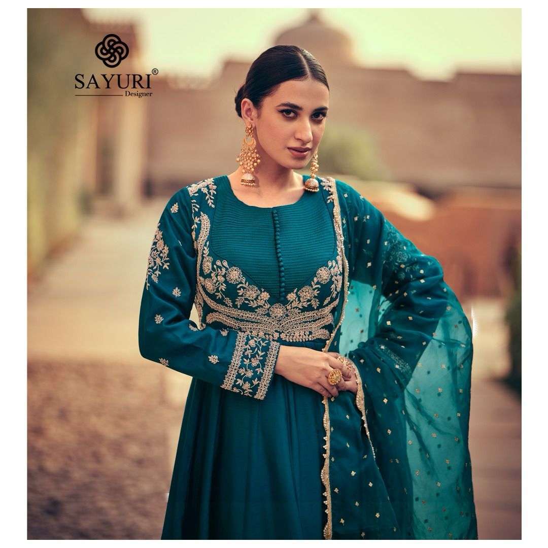 sayuri designer maskara western style designer gown collection at best rate