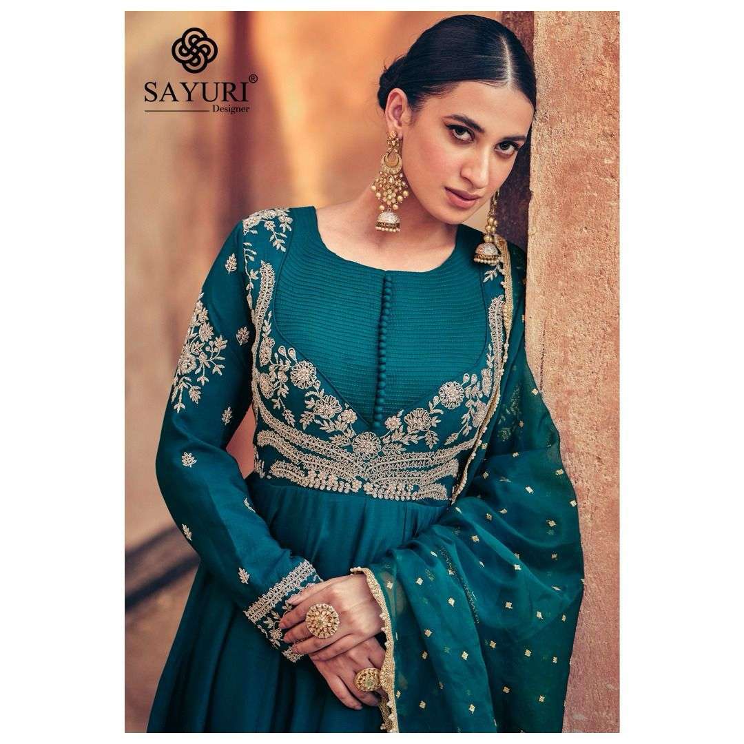 sayuri designer maskara western style designer gown collection at best rate