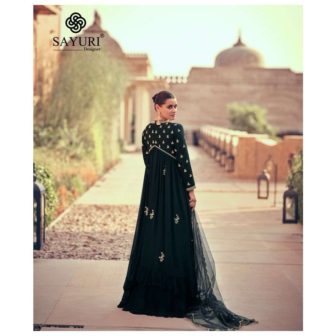 sayuri designer maskara western style designer gown collection at best rate