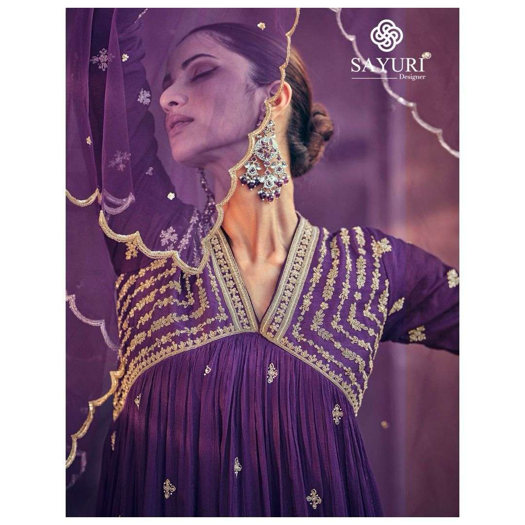 sayuri designer maskara western style designer gown collection at best rate