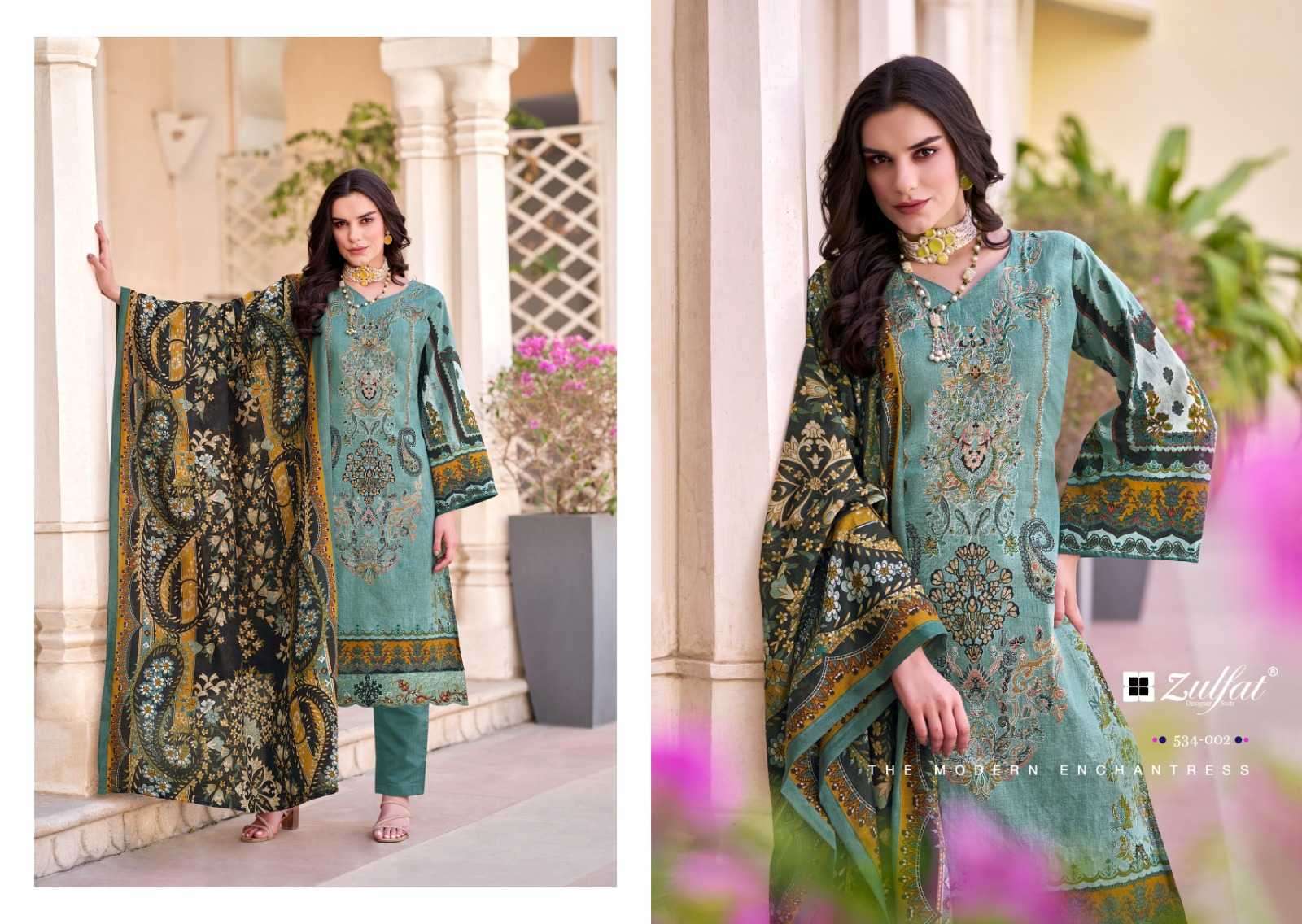 BELLIZA DESIGNER STUDIO ZULAFAT GULREZ COTTON WITH SUMMER WEAR DRESS ...