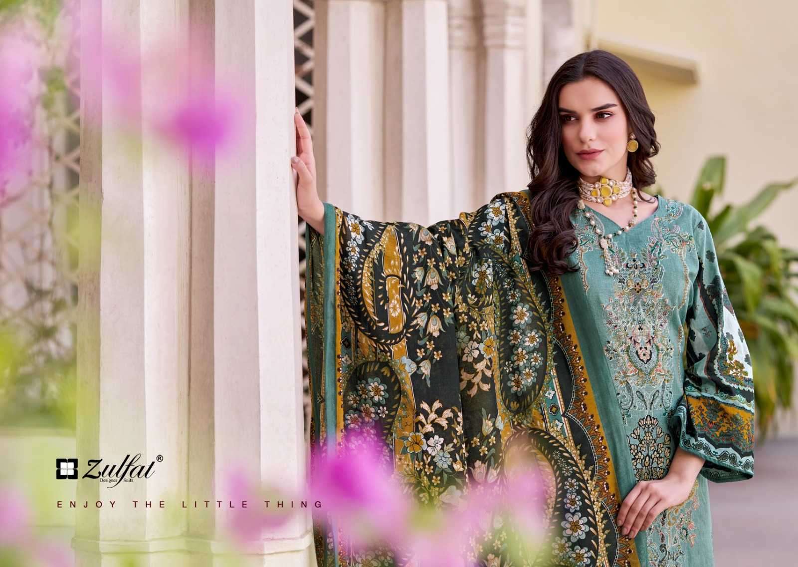 BELLIZA DESIGNER STUDIO ZULAFAT GULREZ COTTON WITH SUMMER WEAR DRESS ...