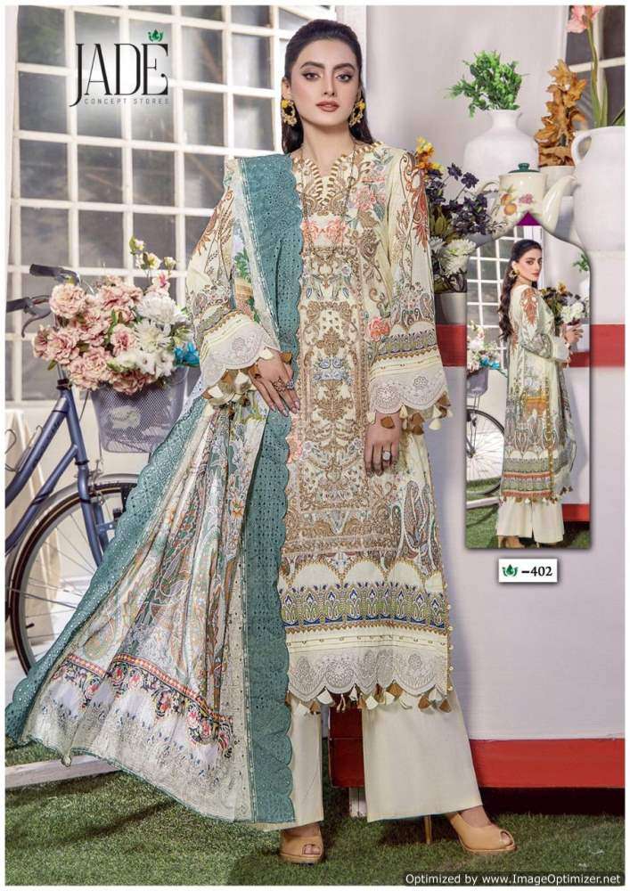 JADE CRIMSON VOL 4 LAWN COTTON WITH PRINTED PAKISTANI SALWAR KAMEEZ ...