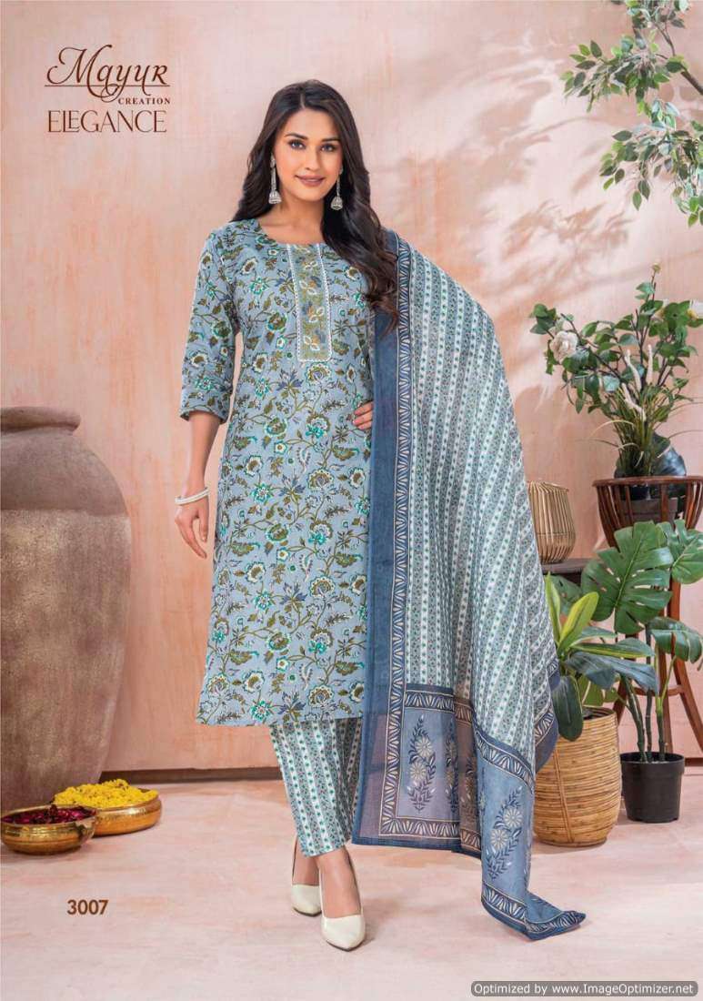 MAYUR ELIGANCE VOL 3 COTTON WITH PRINTED SUMMER FUNCTION SPECIAL LADIES ...