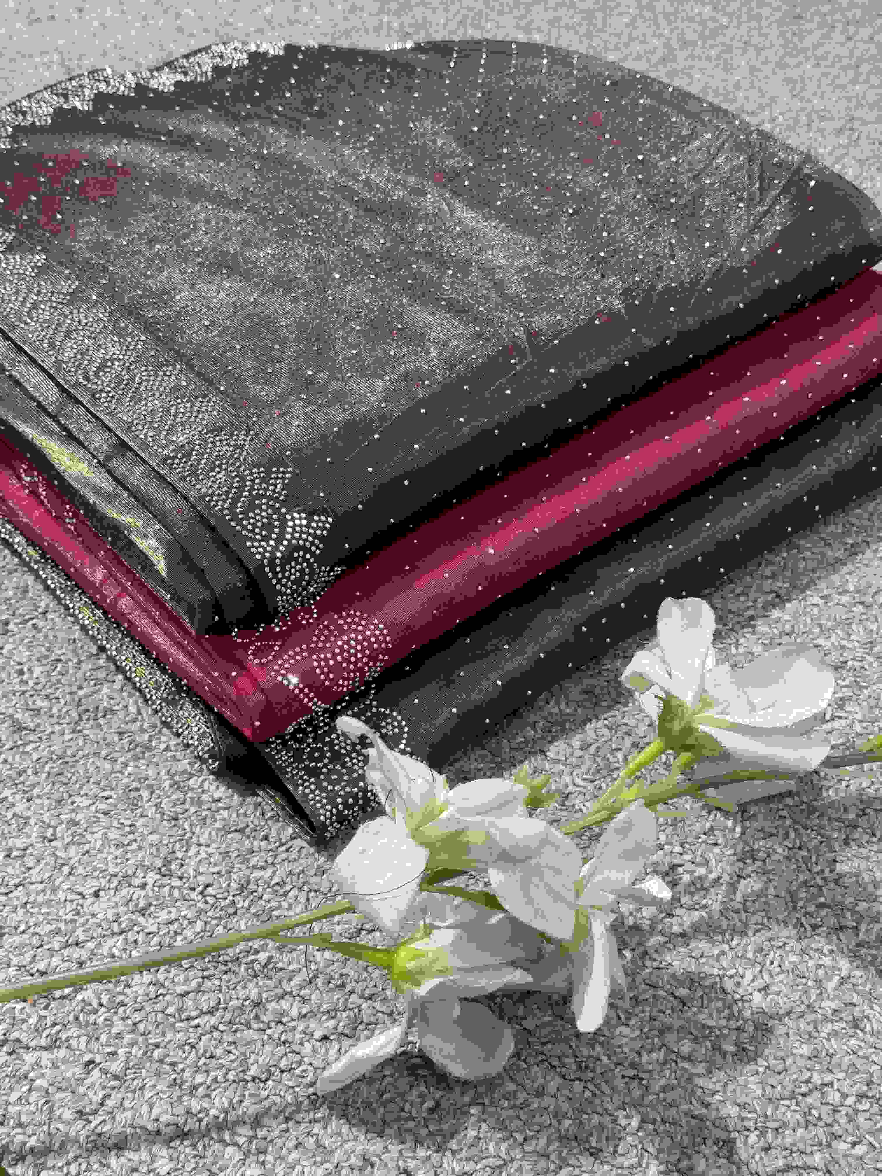 NET WITH SWAROVSKI DIAMOND WORK DESIGNER PARTY WEAR SAREE COLLECTION AT ...