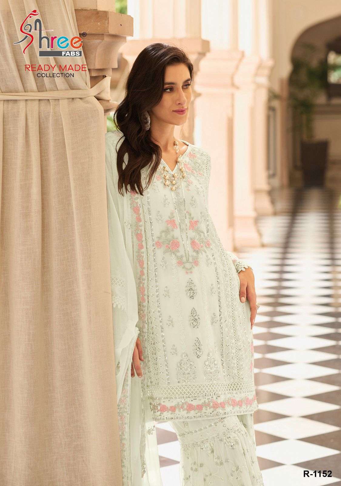 SHREE FABS 1152 CHIFFON WITH EMBROIDERY WORK EID FESTIVAL SPECIAL ...