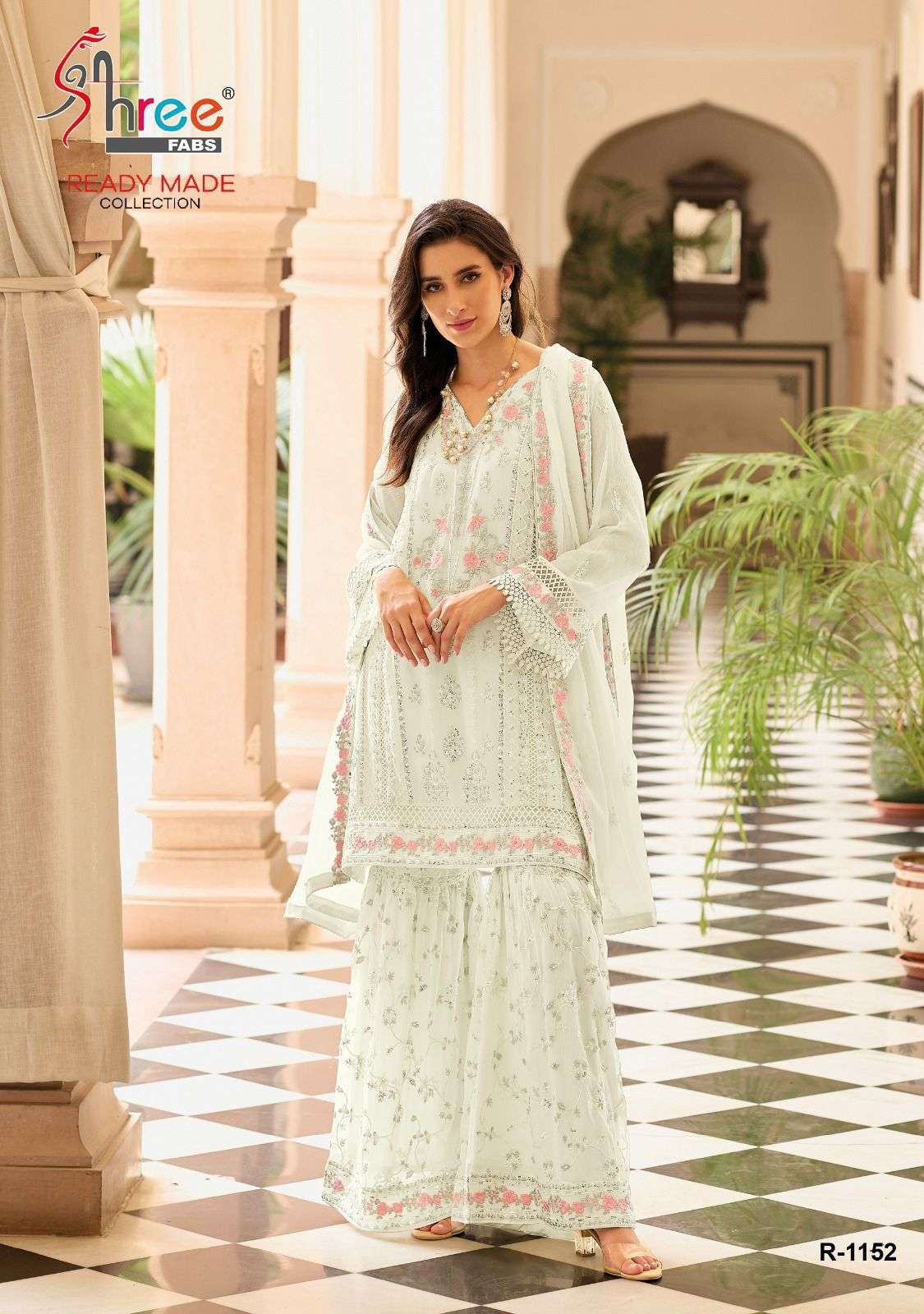 SHREE FABS 1152 CHIFFON WITH EMBROIDERY WORK EID FESTIVAL SPECIAL ...