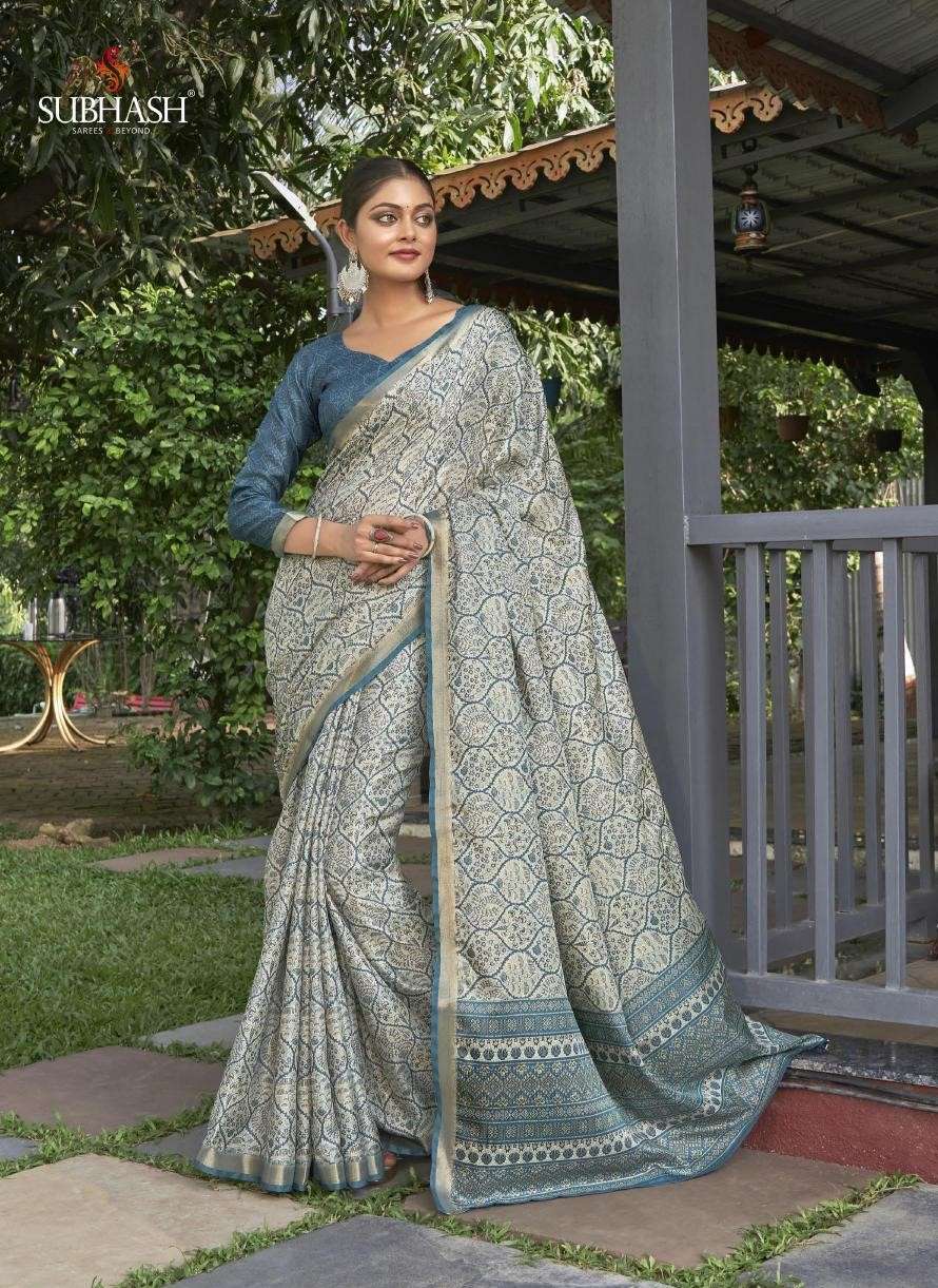 SUBHASH ARPANA SILK COTTON WITH WEAVING DESIGN PARTY WEAR SAREE ...