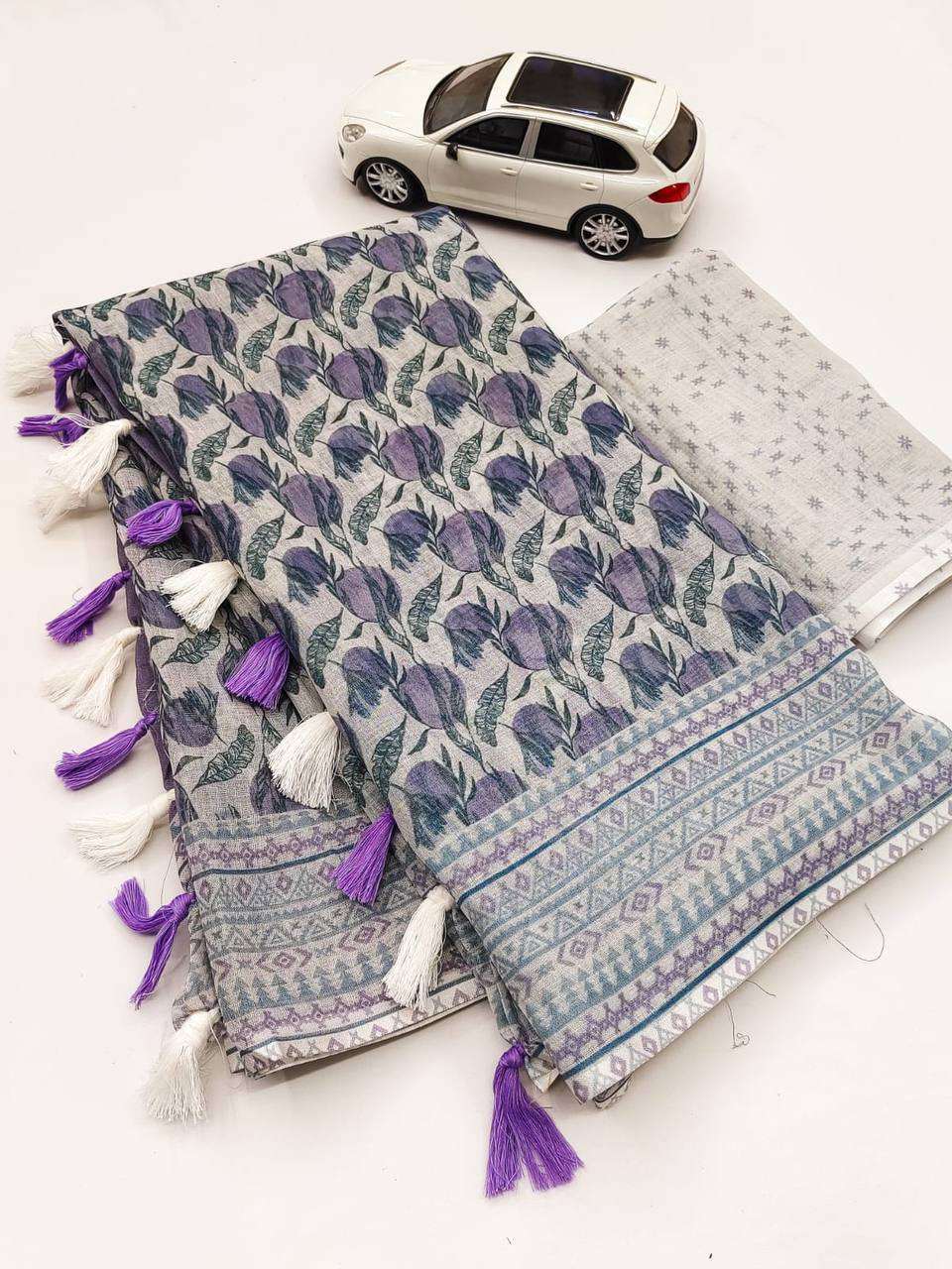 SUMMER SPECIAL LINEN WITH PRINTED REGULAR WEAR SAREE COLLECTION AT BEST ...