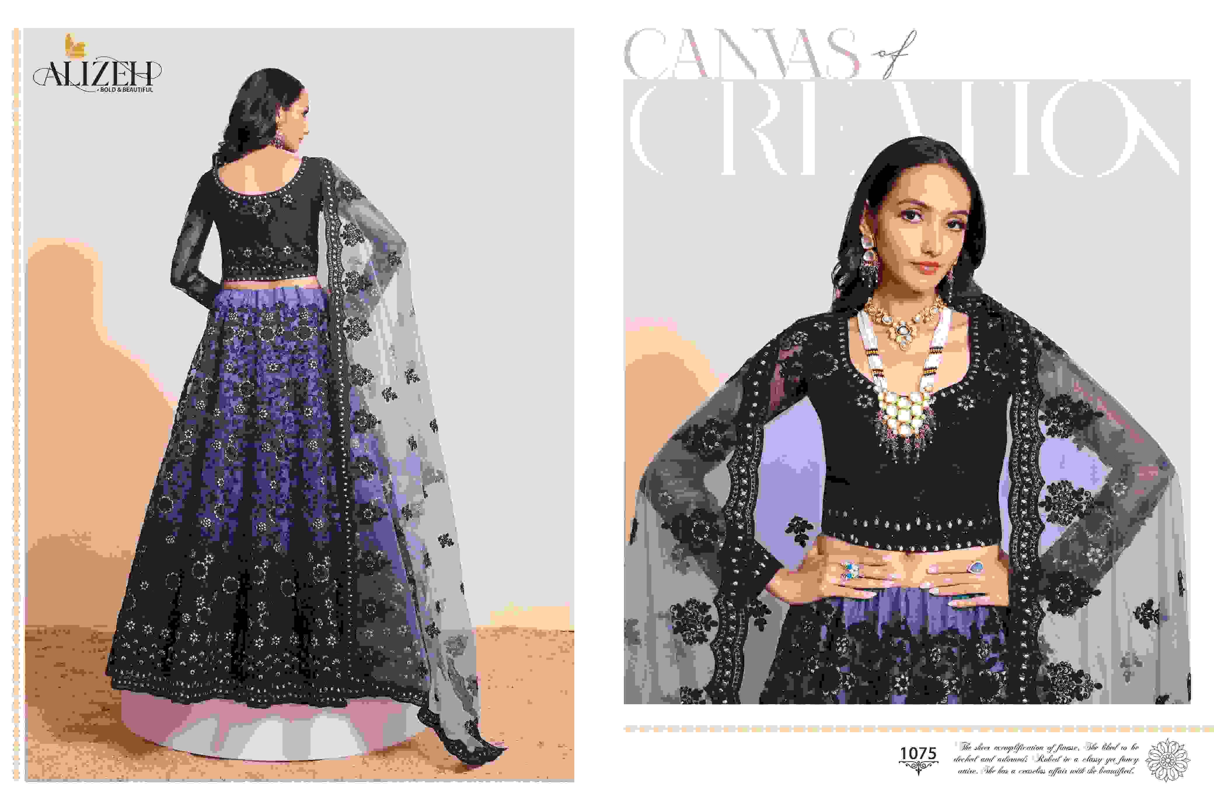 alizeh BRIDAL HERITAGE VOL 4 heavy designer bridal special lehenga ...