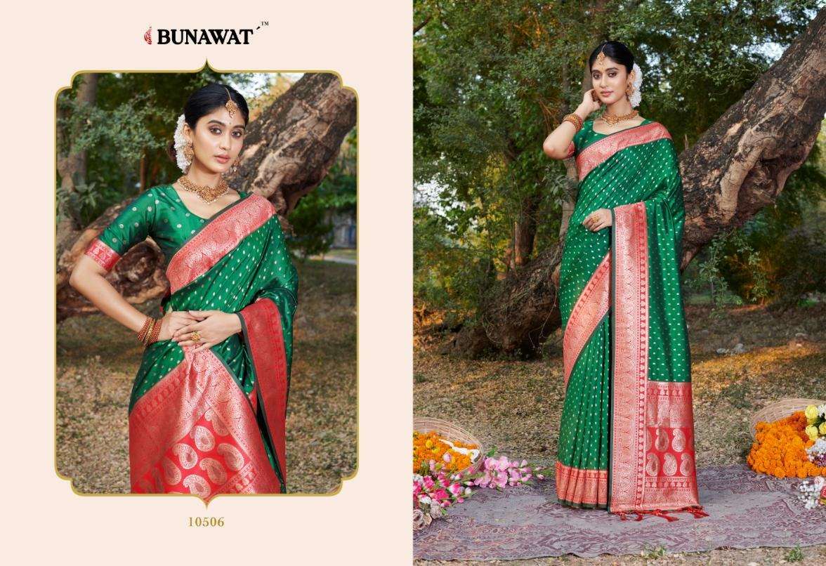 BUNAWAT URVASHI SILK BANARASI DESIGN TRADITIONAL LOOK SAREE COLLECTION ...