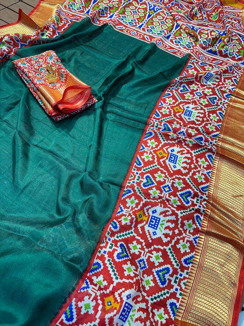 PRIYA VOL 5 SOFT SILK WITH WEAVING PATOLA PRINTED BORDER FANCY LOOK ...