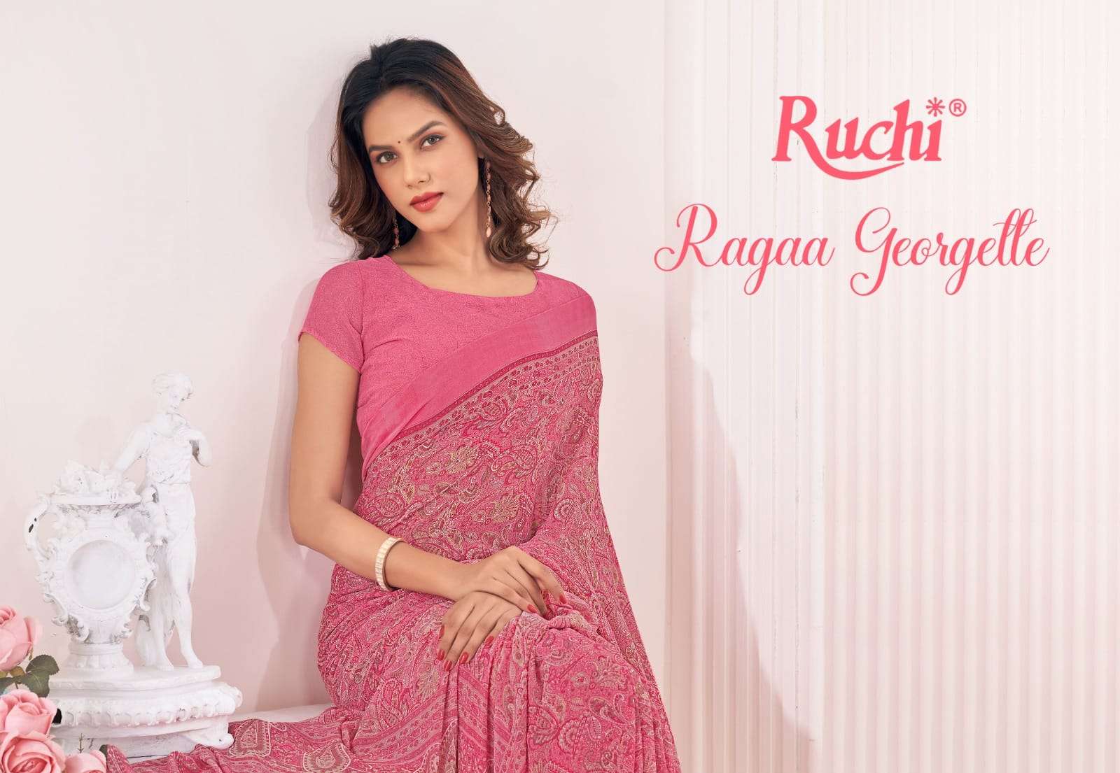 RUCHI RAGAA GEORGETTE VOL 6 GEORGETTE WITH SOFT FABRICS REGULAR WEAR ...