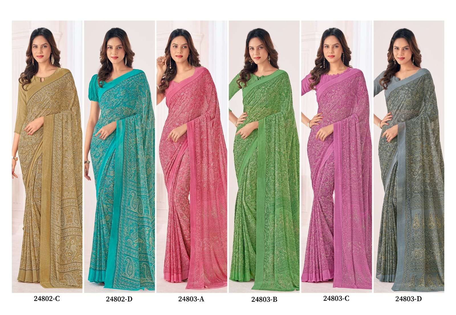 RUCHI RAGAA GEORGETTE VOL 6 GEORGETTE WITH SOFT FABRICS REGULAR WEAR ...