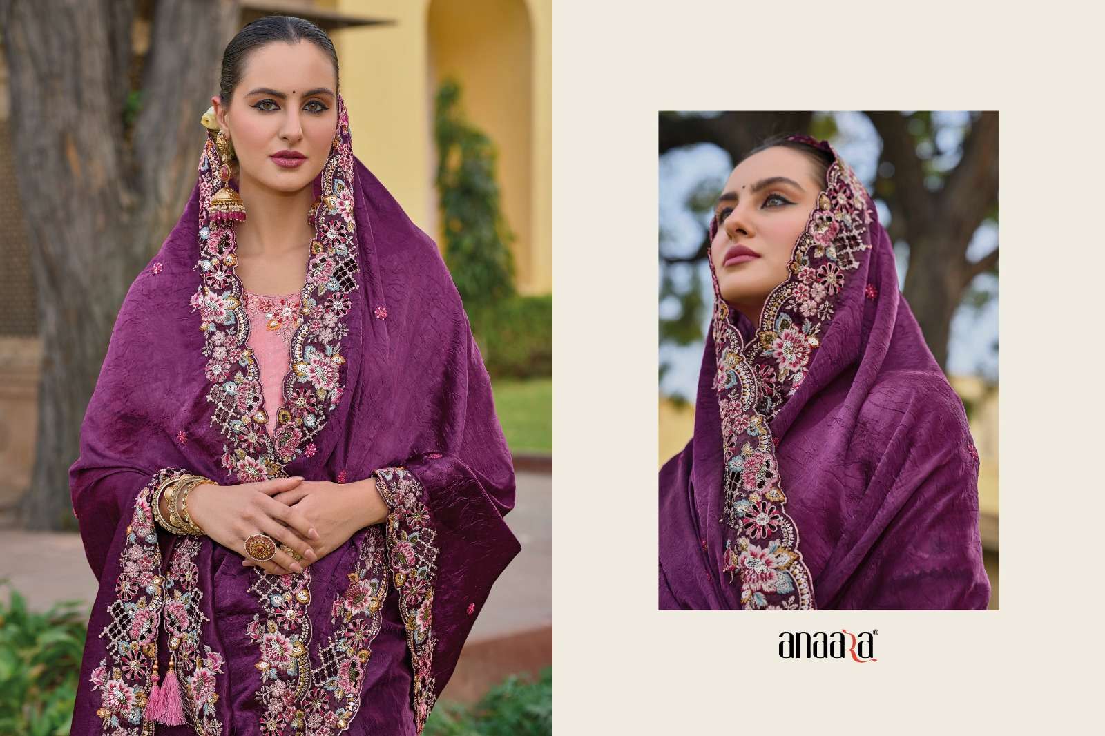 TATHASTU 6900 SERIES SILK WITH HEAVY HAND WORK SAREE SUPPLIER IN SURAT