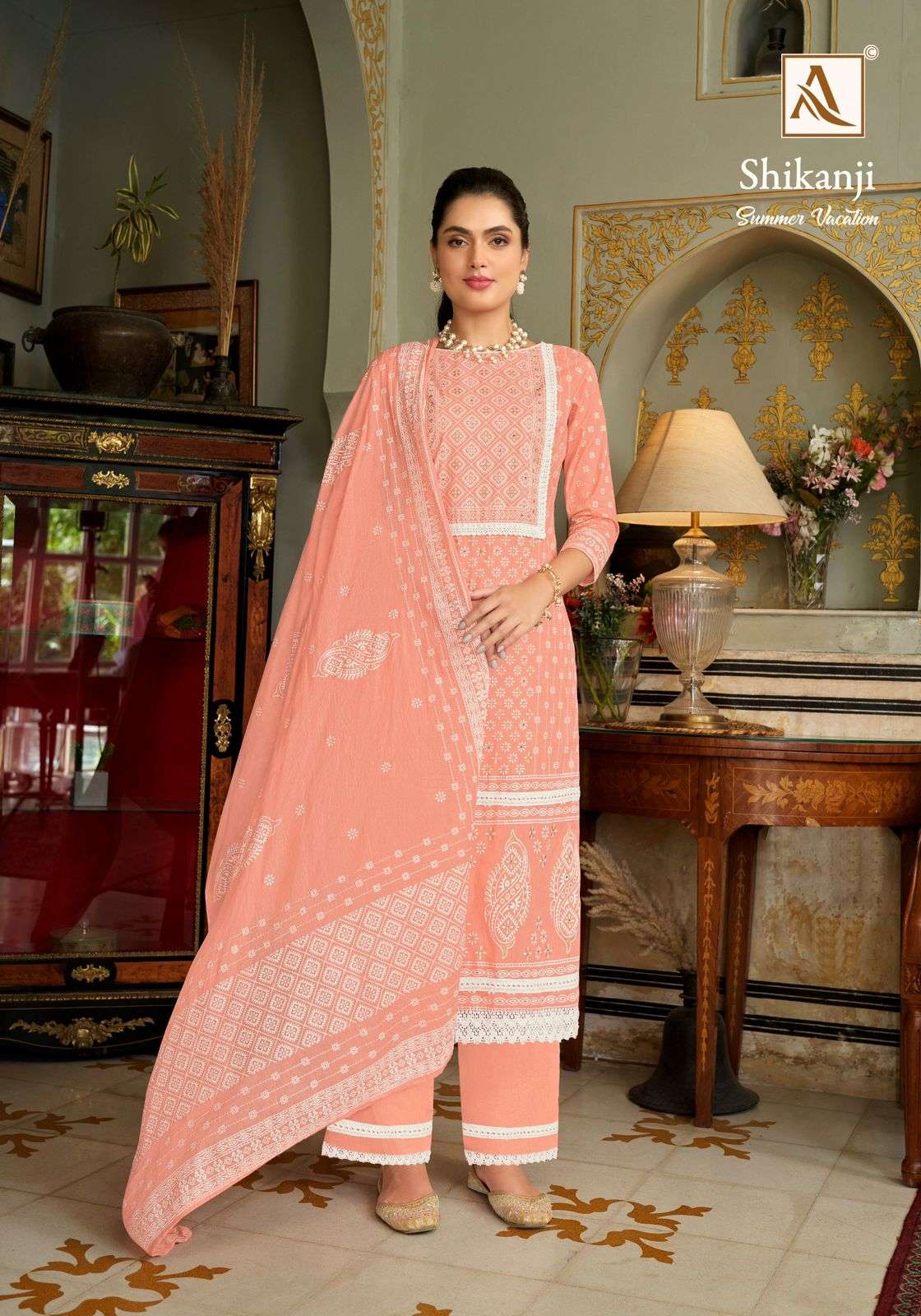ALOK SUITS SHIKANJI COTTON SPECIAL SOFT MATERIAL SUITS SUPPLIER IN SURAT
