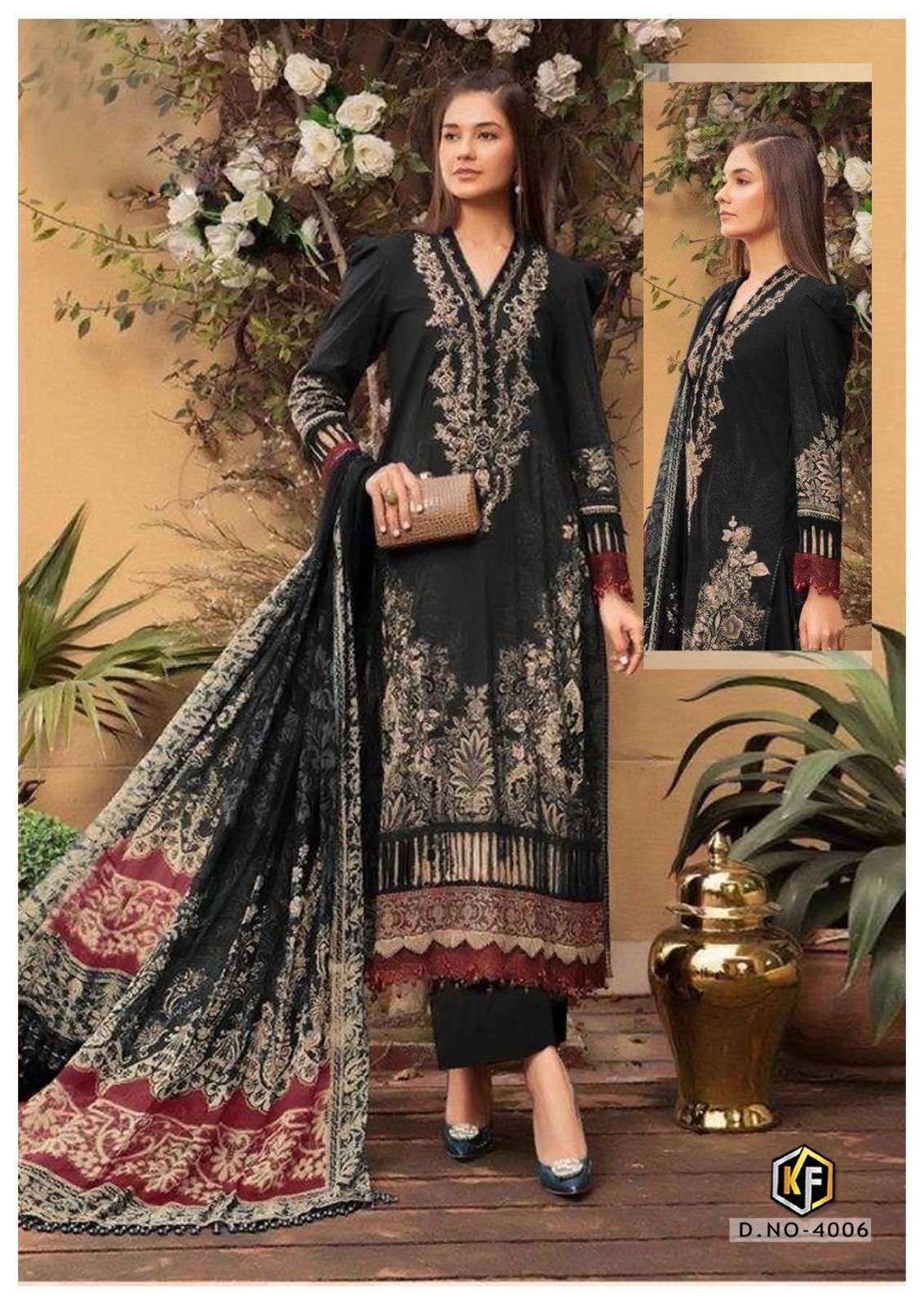 KEVAL FAB SOHA NAZIR LUXURY VOL 4 KARACHI PRINT COTTON PAKISTANI SUITS