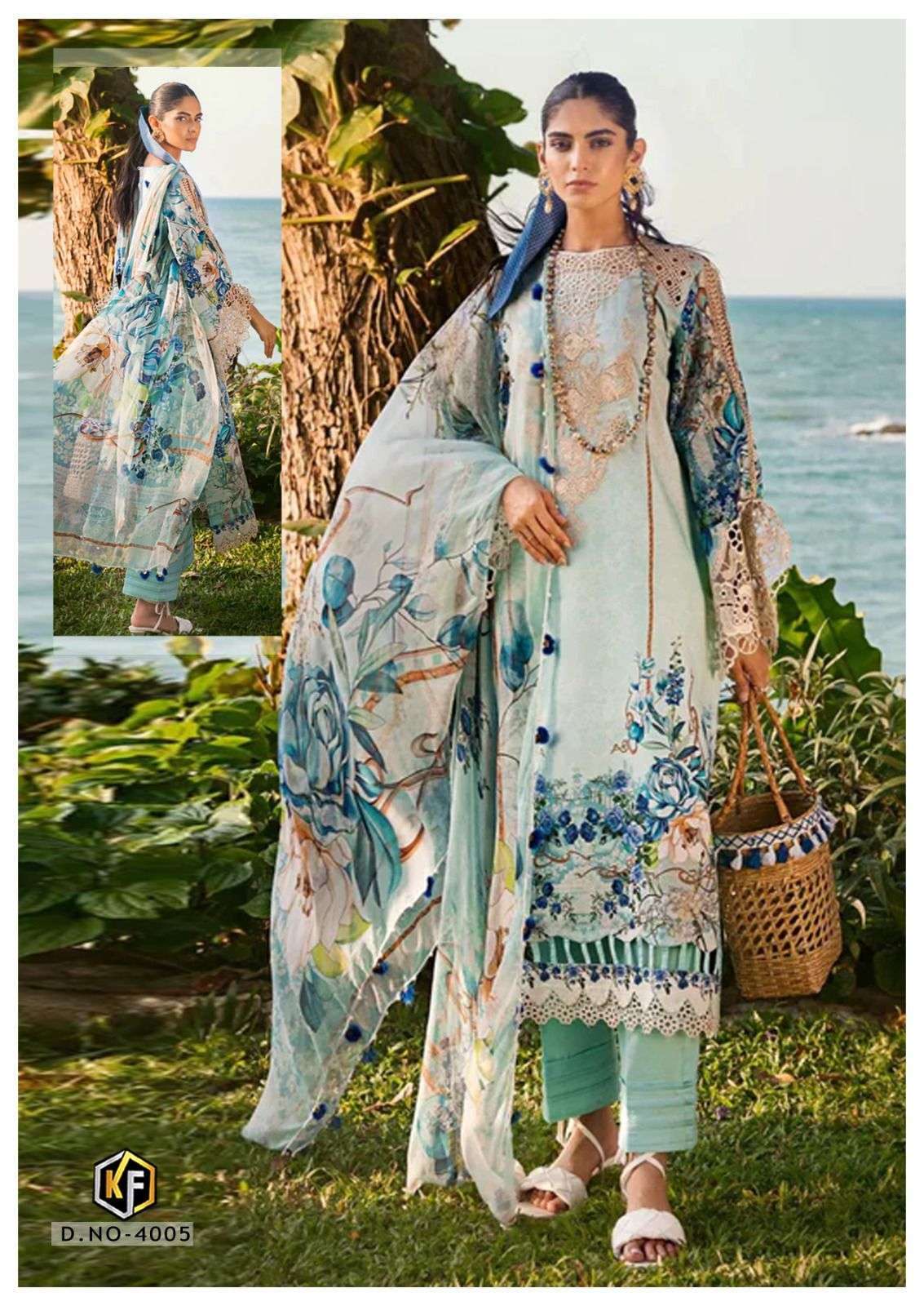 KEVAL FAB SOHA NAZIR LUXURY VOL 4 KARACHI PRINT COTTON PAKISTANI SUITS