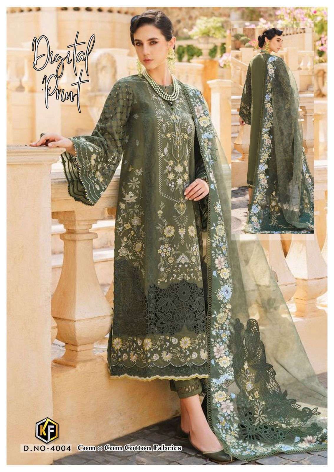 KEVAL FAB SOHA NAZIR LUXURY VOL 4 KARACHI PRINT COTTON PAKISTANI SUITS