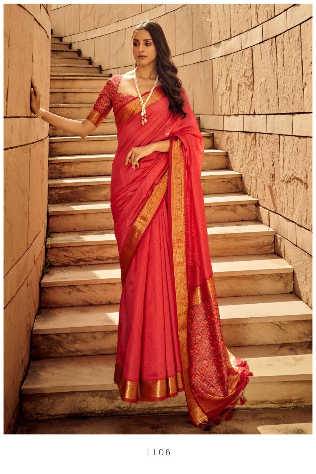 RR FASHION NARCHY SILK WEAVING DESIGN FANCY SAREE COLLECTION