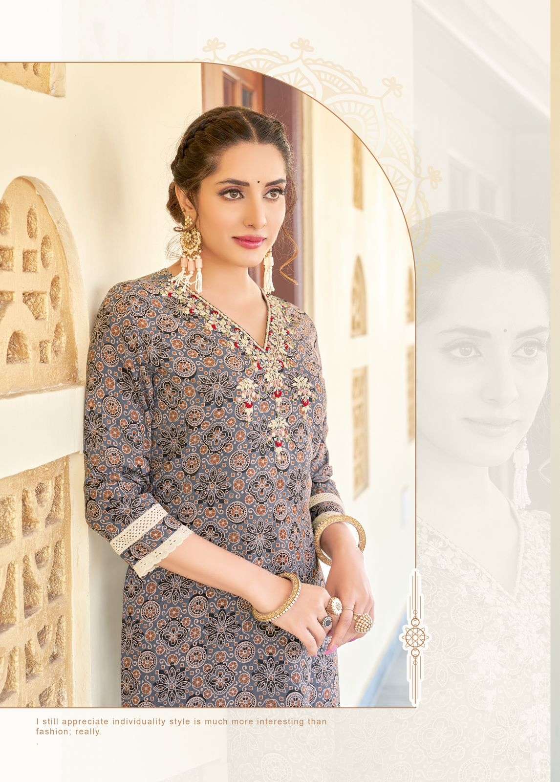 WOOGLEE RUTIKA RAYON WITH SIMPLE LOOK KURTI