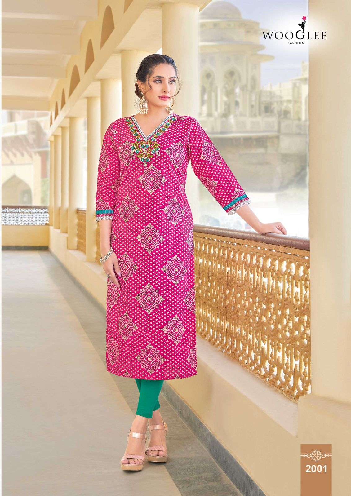 WOOGLEE RUTIKA RAYON WITH SIMPLE LOOK KURTI