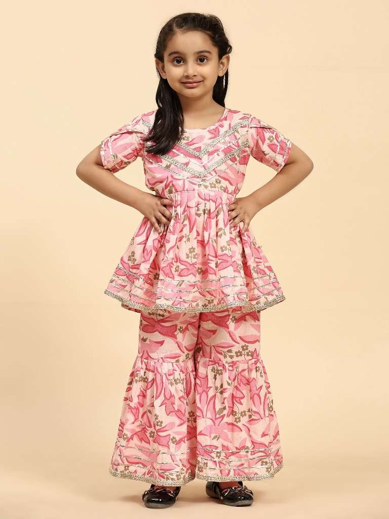 COTTON WITH DIGITAL PRINTED READYMADE SHARARA KIDS COLLECTION