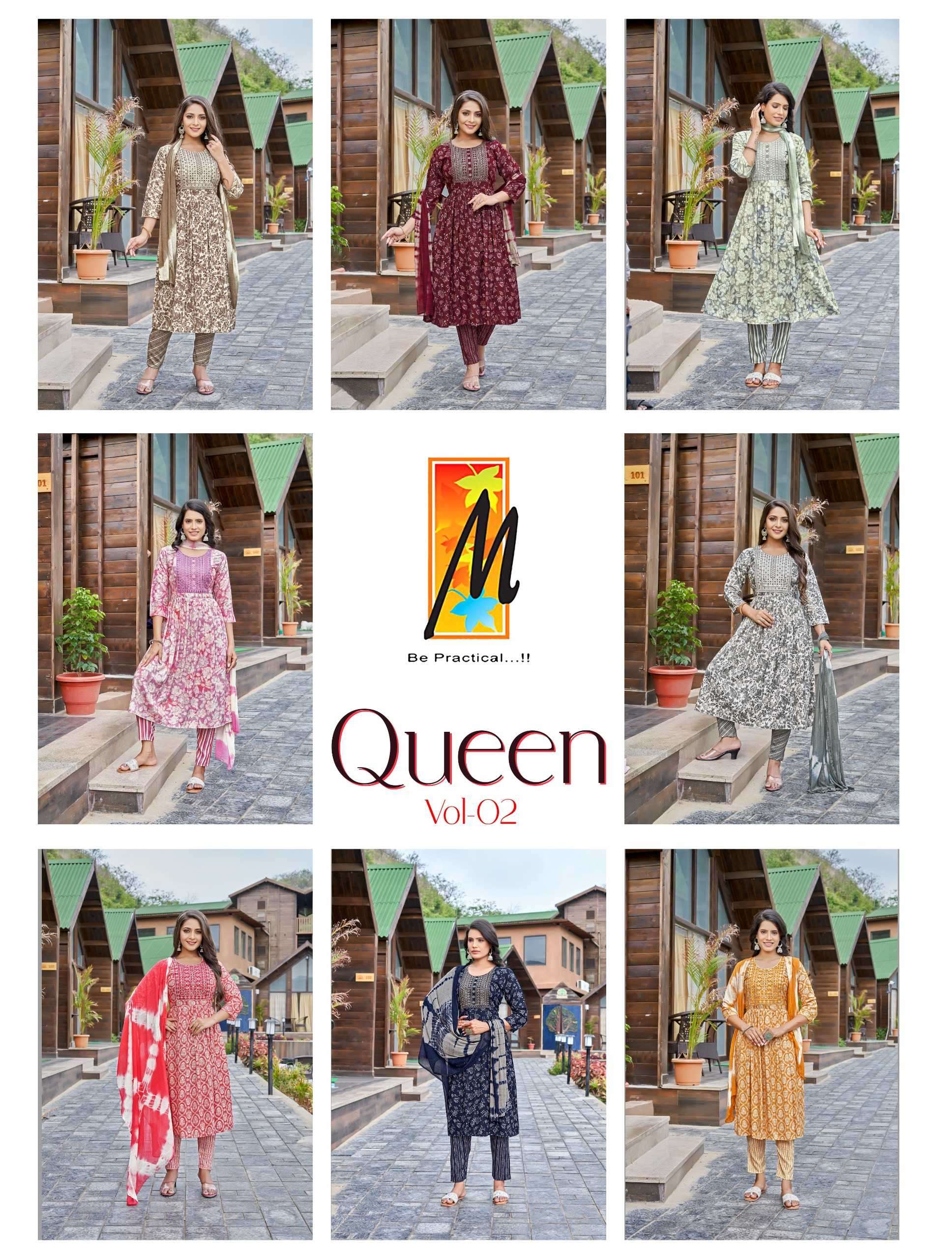 MASTER QUEEN VOL 2 AMAZING DESIGNER FULLSTICH SUITS DEALER IN SURAT