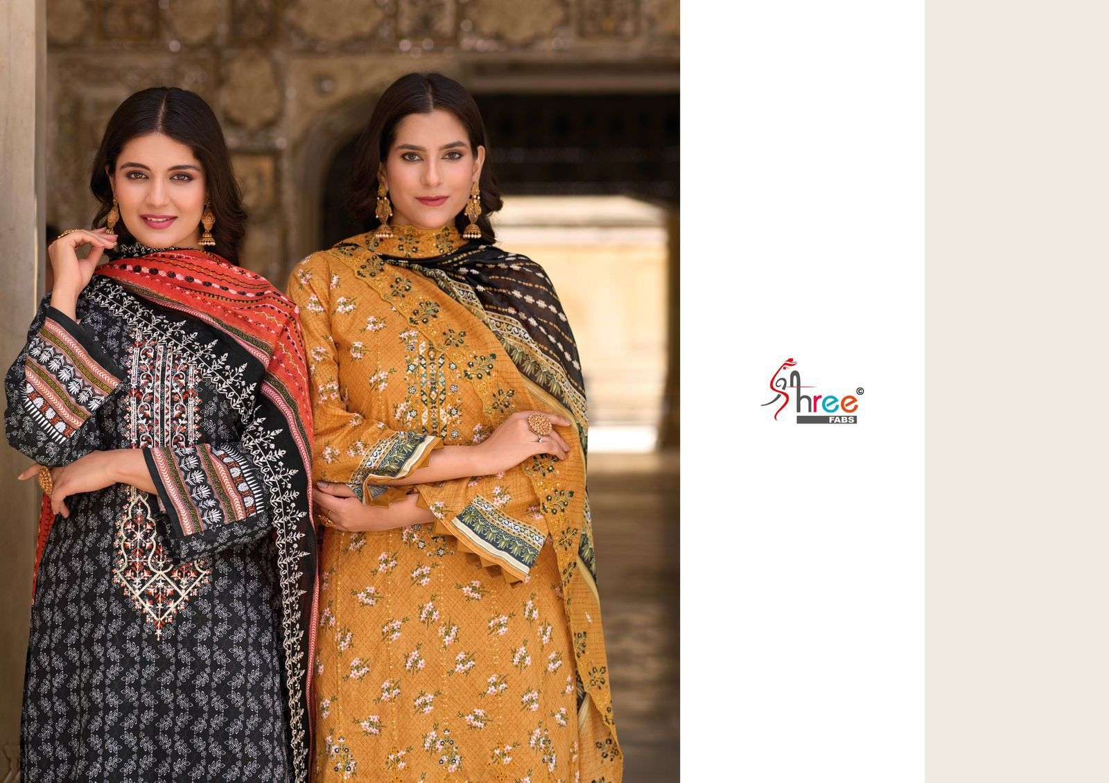 SHREE FABS BIN SAEED LAWN COLLECTION VOL 13 LAWN COTTON PRINTED ...