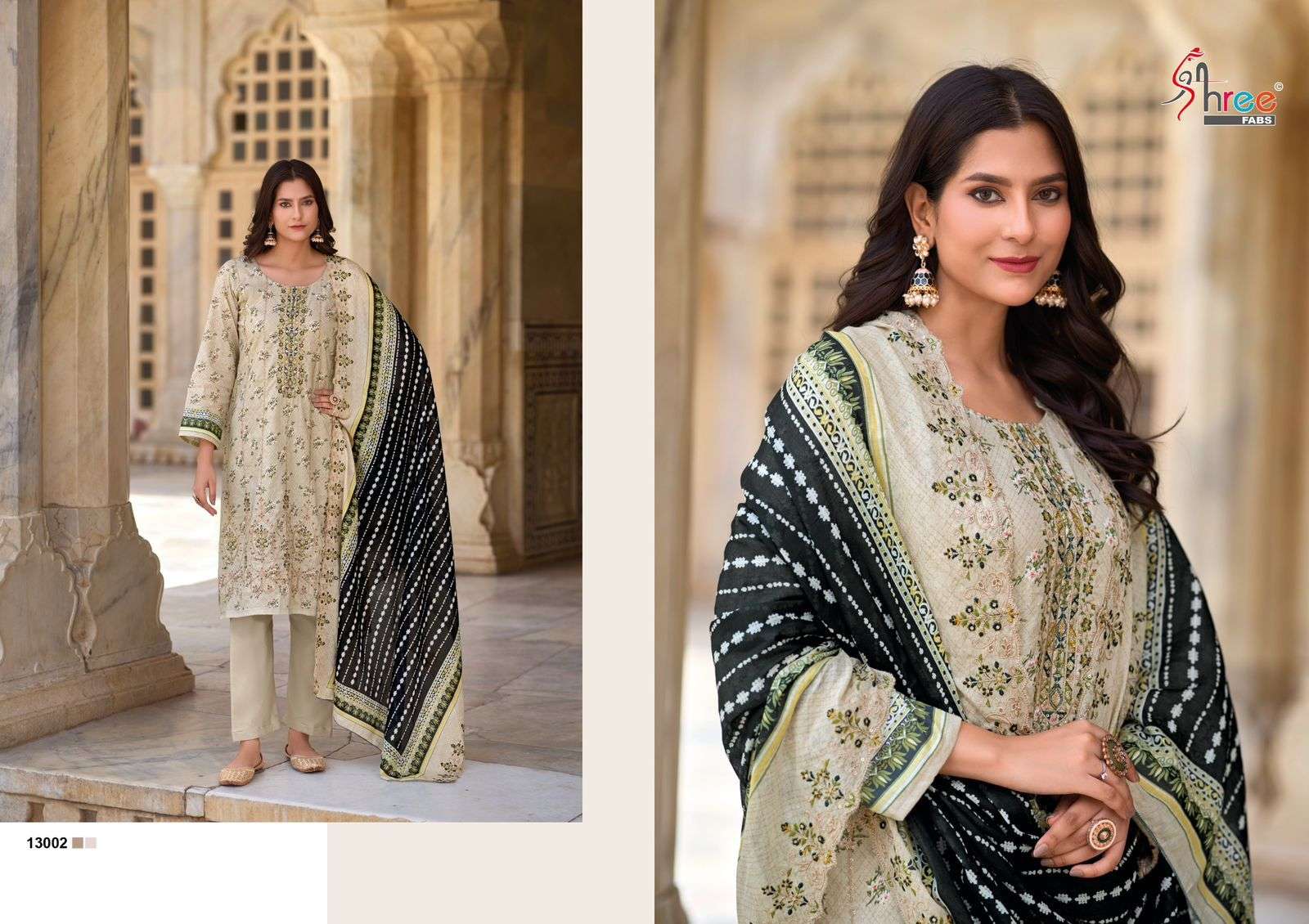 SHREE FABS BIN SAEED LAWN COLLECTION VOL 13 LAWN COTTON PRINTED ...