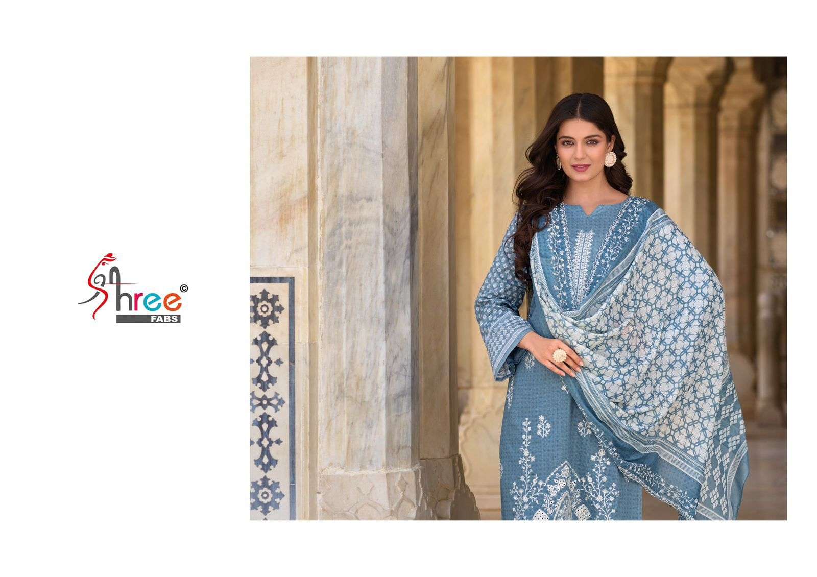 SHREE FABS BIN SAEED LAWN COLLECTION VOL 13 LAWN COTTON PRINTED ...