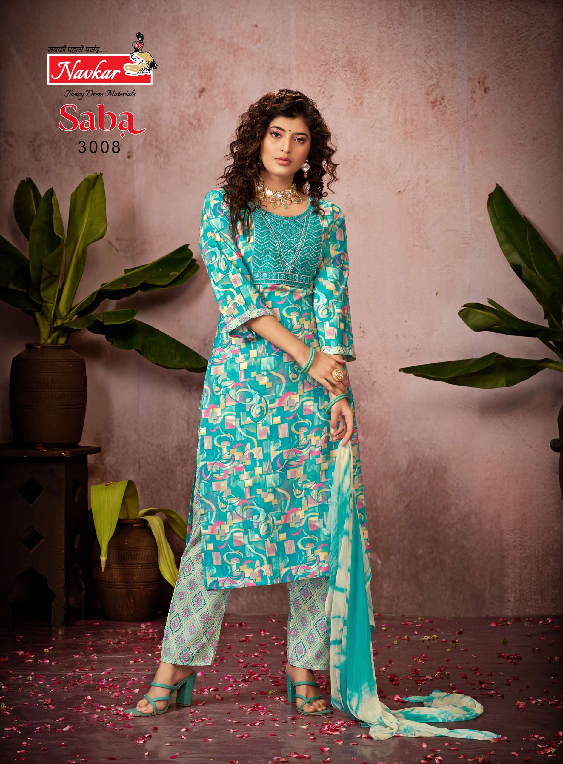 TANIKSH SABA VOL 3 RAYON PRINTED FANCY READYMADE SUITS SUPPLIER IN SURAT