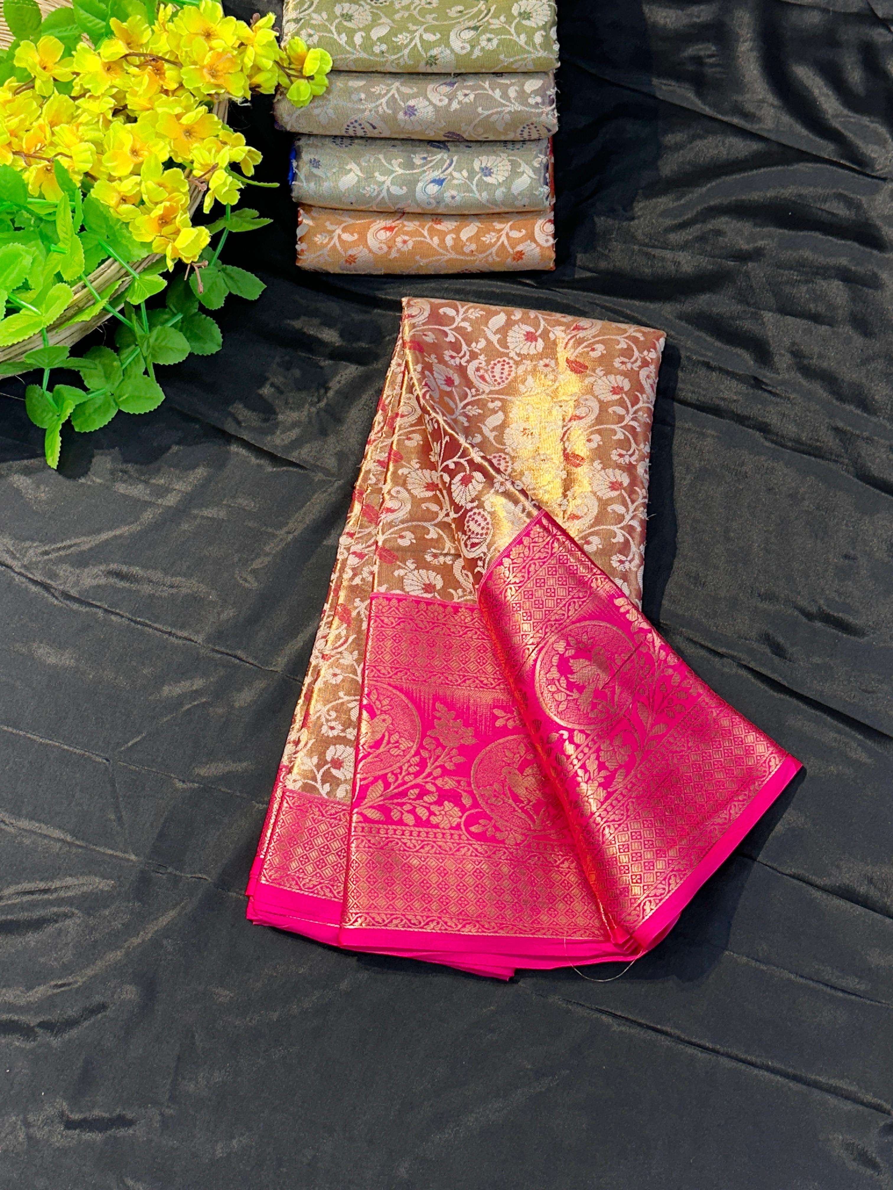 AAKSHI VOL 11 KANJIVARAM SILK HEAVY LOOK SAREE SUPPLIER IN SURAT MARKET