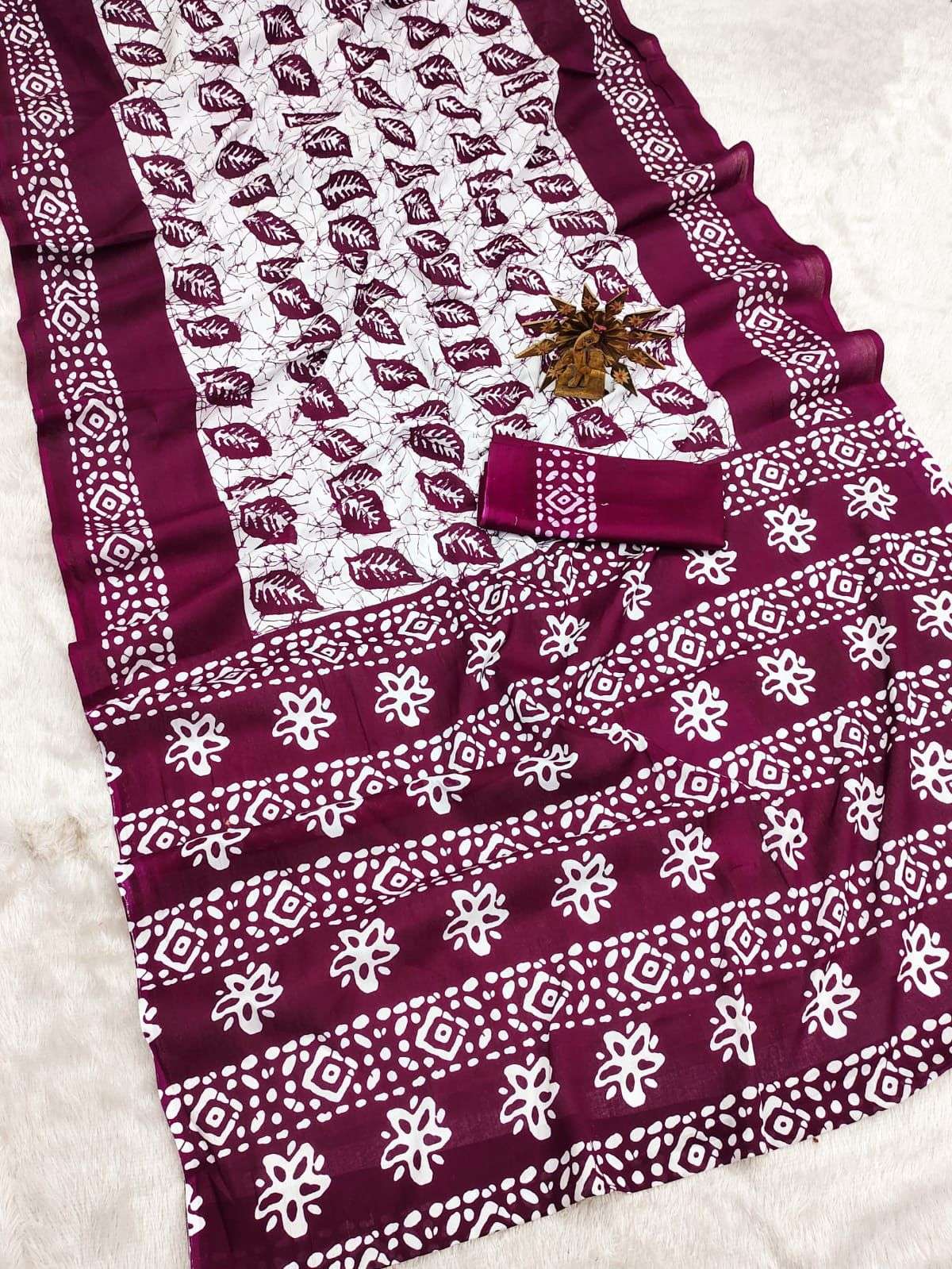 COTTON DIGITAL PRINTED SIMPLE LOOK SAREE COLLECTION