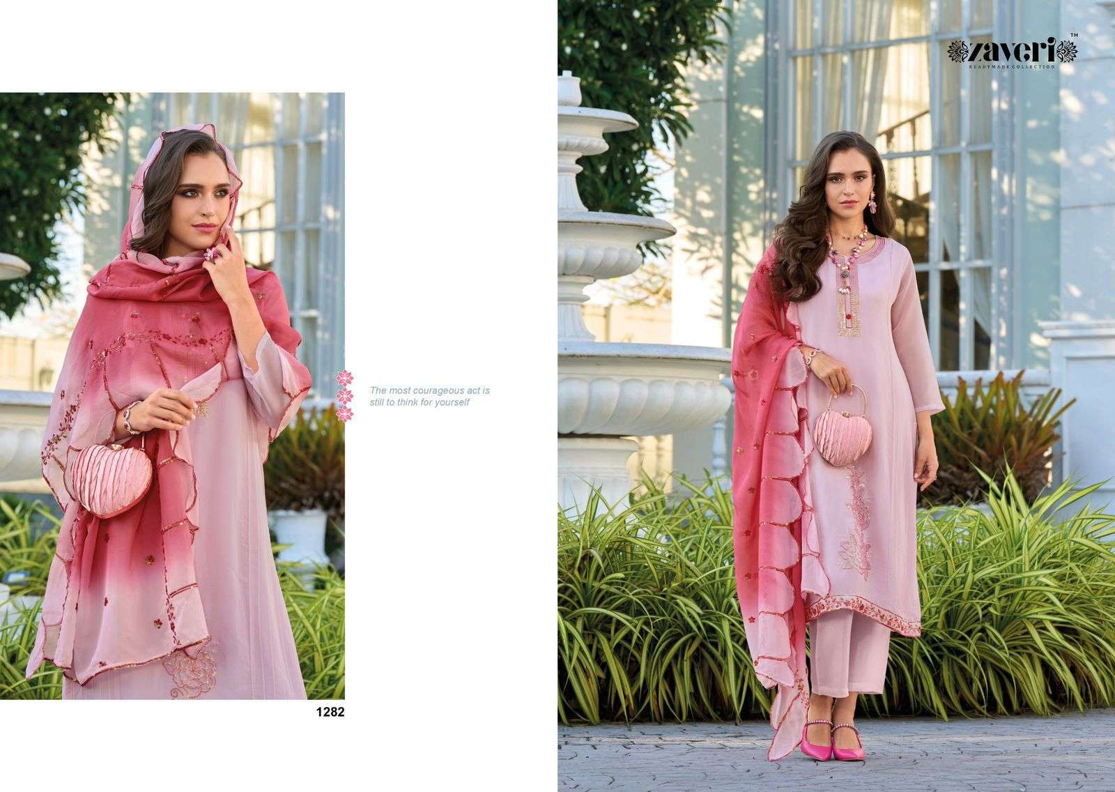 EBA LIFESTYLE ZAVERI JIYA SOFT ORGANZA PRINTED FANCY READYMADE SUITS ...