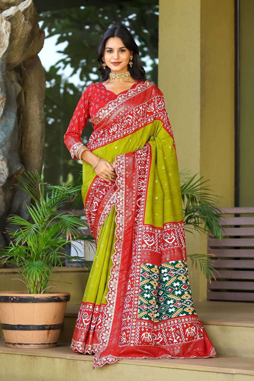 FUNCTION SPECIAL TRADITONAL LOOK RICH PALLU DESIGN SAREE COLLECTION