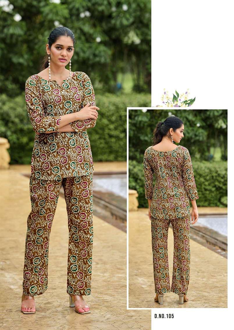 LAKHANI SINEMAN COL 1 COTTON PRINTED CO- ORD SET SUPPLIER IN SURAT