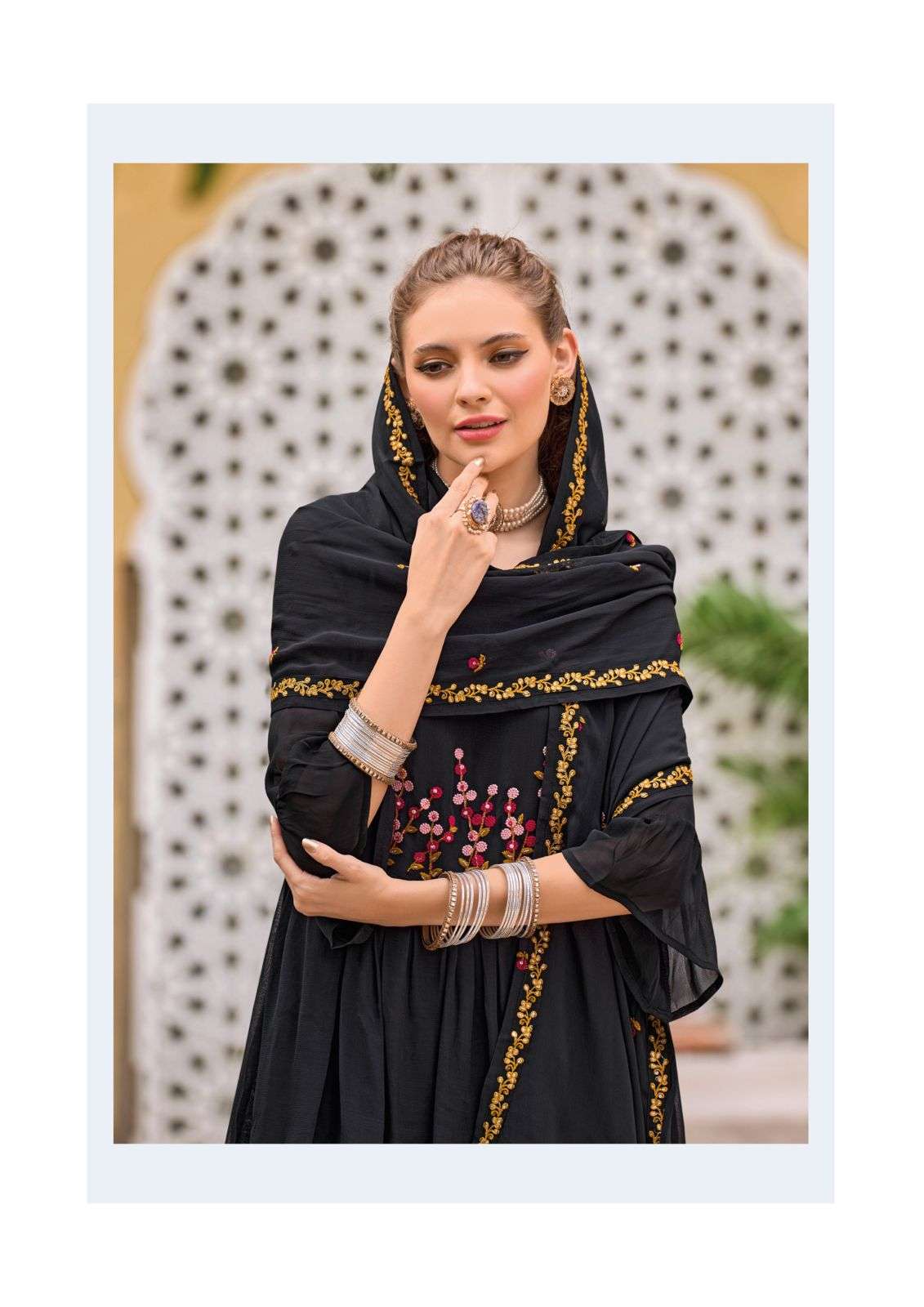 MITTOO FASHION SAJDA GEORGETTE WITH TRADITIONAL LOOK SHARARA COLLECTION