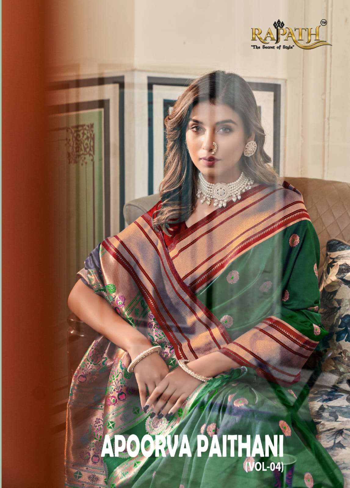RAJPTAH APOORVA PAITHANI VOL 4 SOFT SILK TRADITIONAL PAITHANI SAREE ...