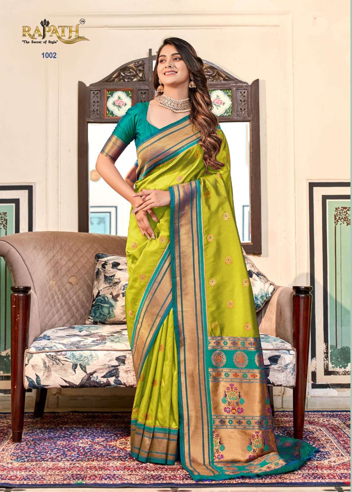 RAJPTAH APOORVA PAITHANI VOL 4 SOFT SILK TRADITIONAL PAITHANI SAREE ...