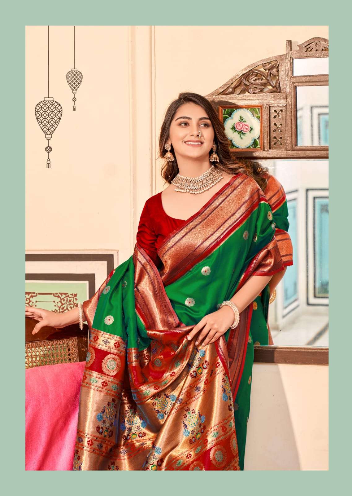 RAJPTAH APOORVA PAITHANI VOL 4 SOFT SILK TRADITIONAL PAITHANI SAREE ...