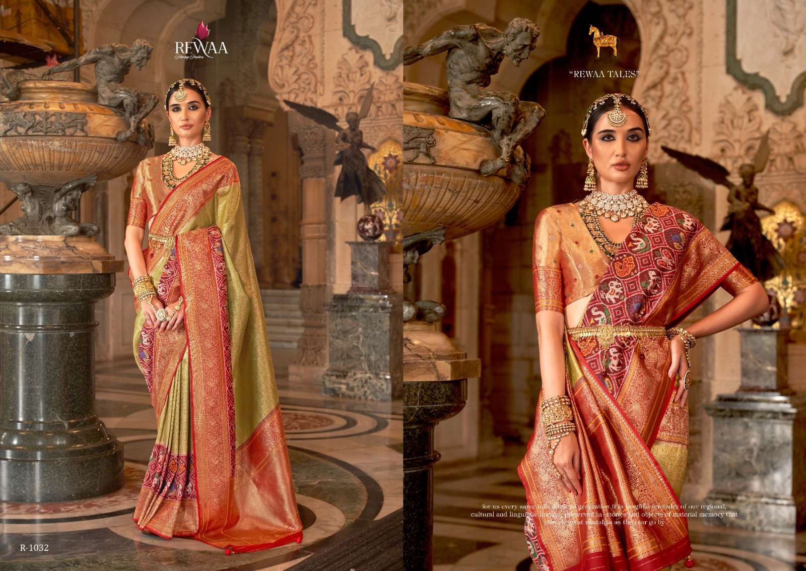 REWAA FASHION TAARIKA SILK WEDDING SPECIAL RICH LOOK SAREE SUPPLIER IN ...