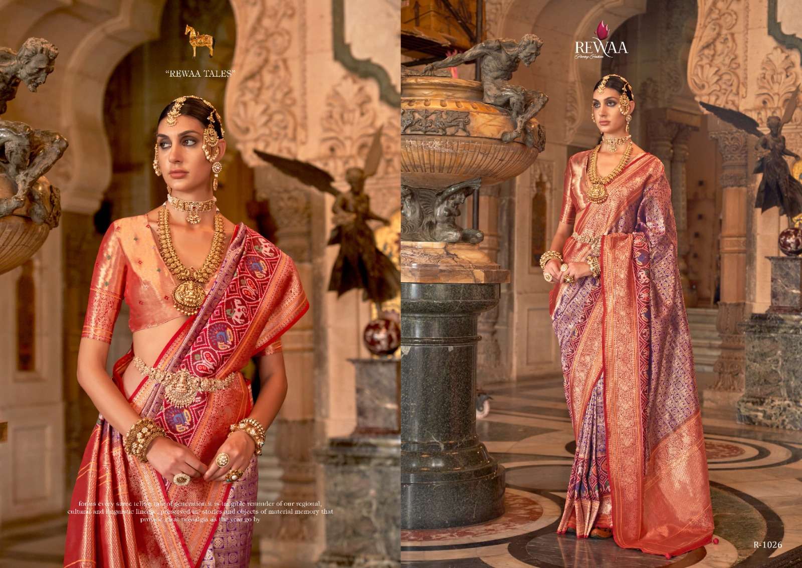 REWAA FASHION TAARIKA SILK WEDDING SPECIAL RICH LOOK SAREE SUPPLIER IN ...