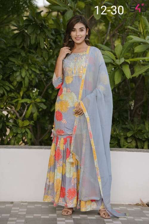 S4U 12-30 FUNCTION SPECIAL READYMADE SHARARA COLLECTION BEST ONLINE RATE