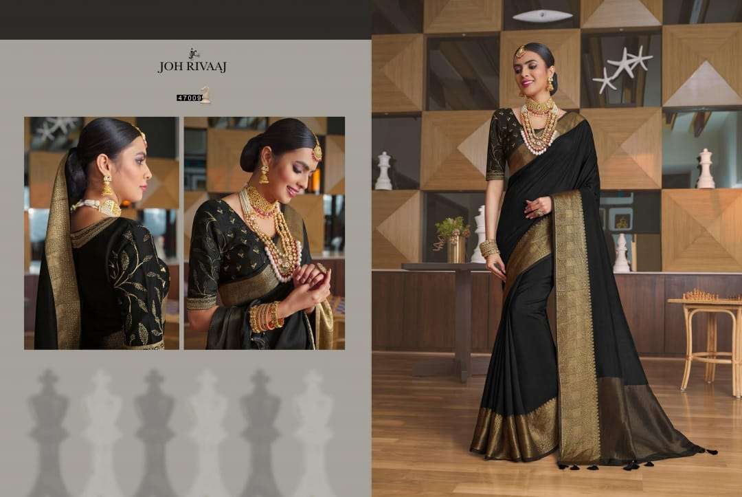 JOH RIVAAJ JANTARA SILK TRADITIONAL LOOK SAREE SUPPLIER IN SURAT