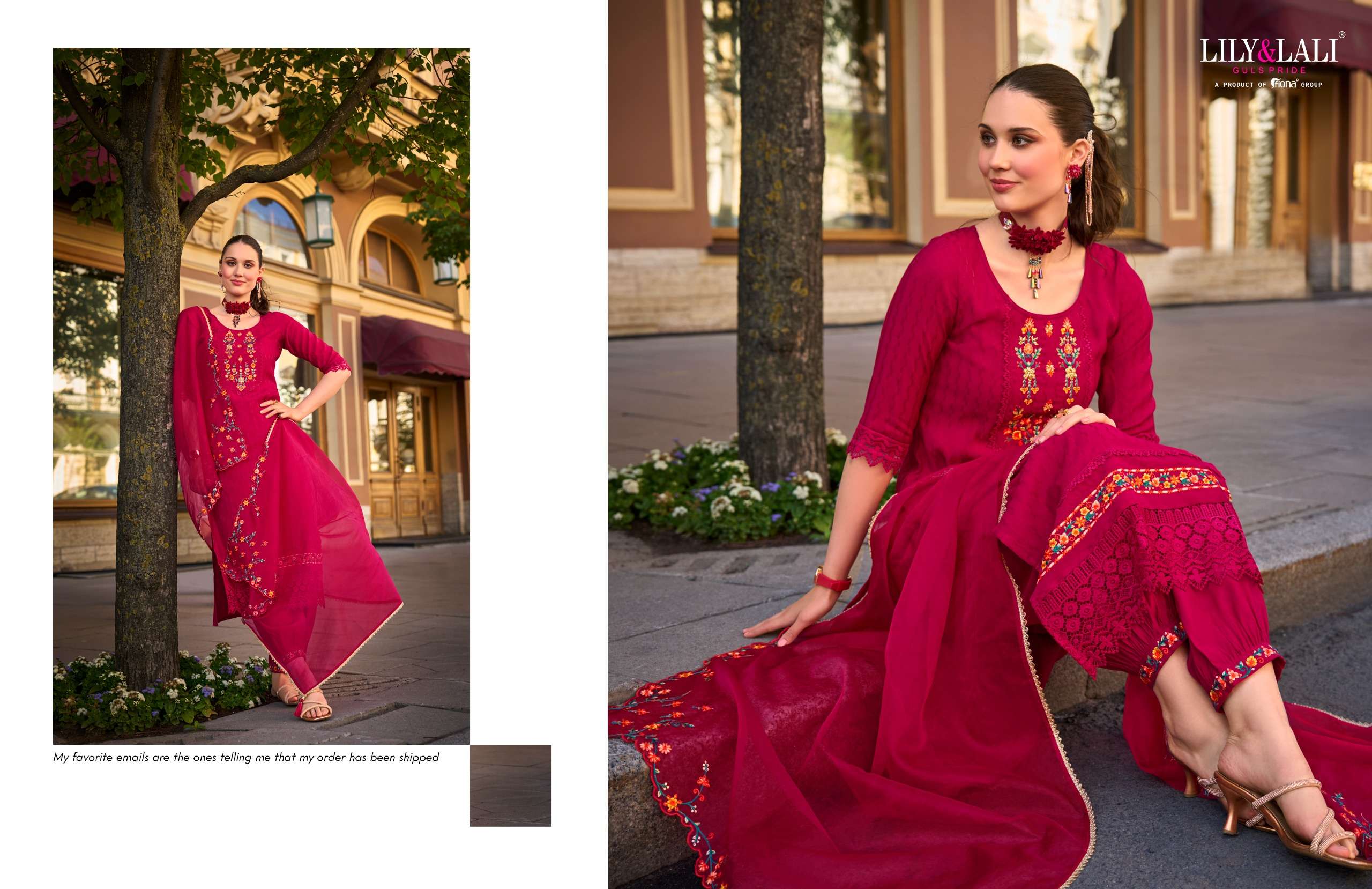 LILY LALI MEHWISH SILK WITH DESIGNER READYMADE SUITS SUPPLIER IN SURAT