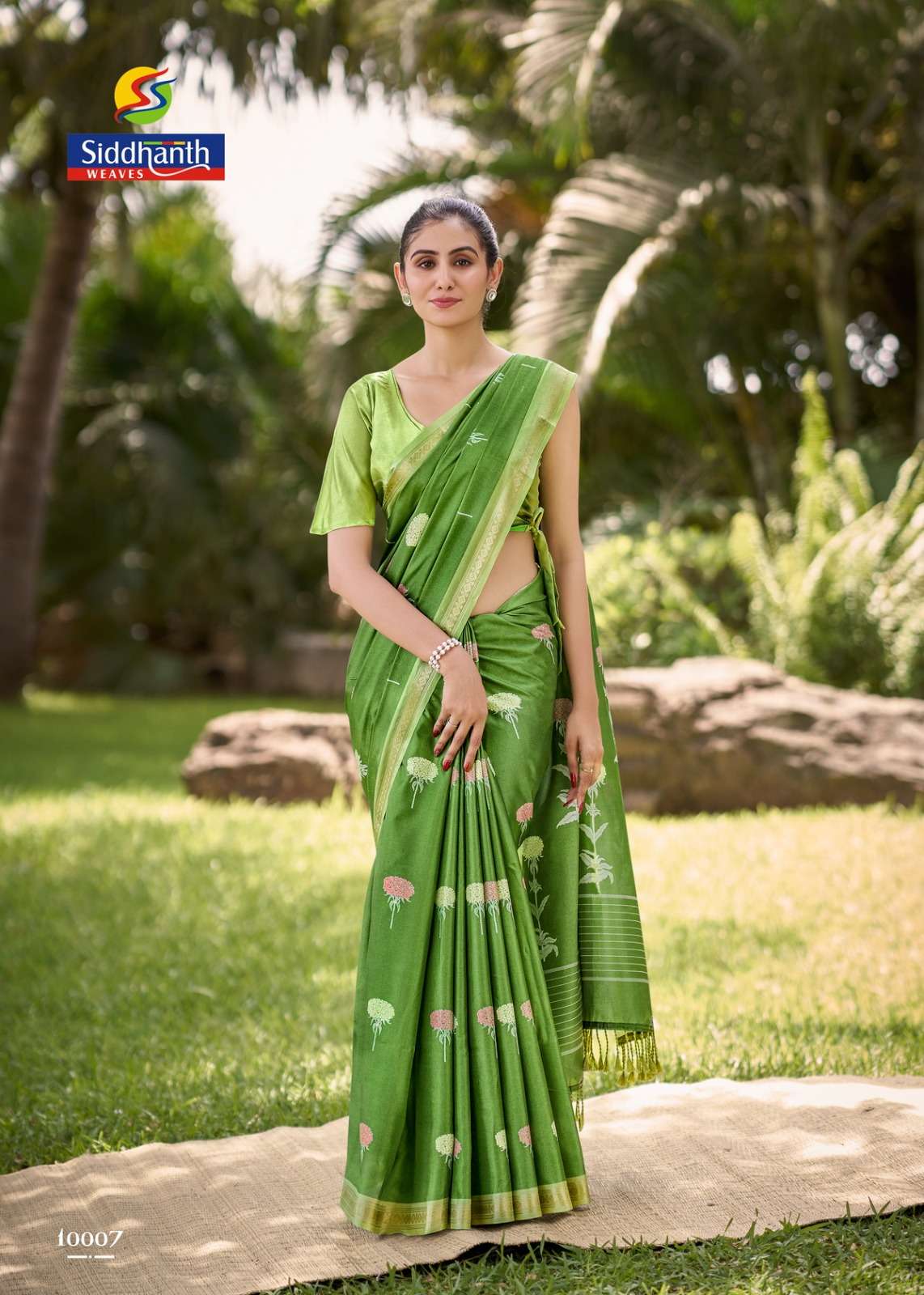 SIDDHANTH TRENDZ OF YOGA BANGLORY SILK WEAVING DESIGN SAREE COLLECTION