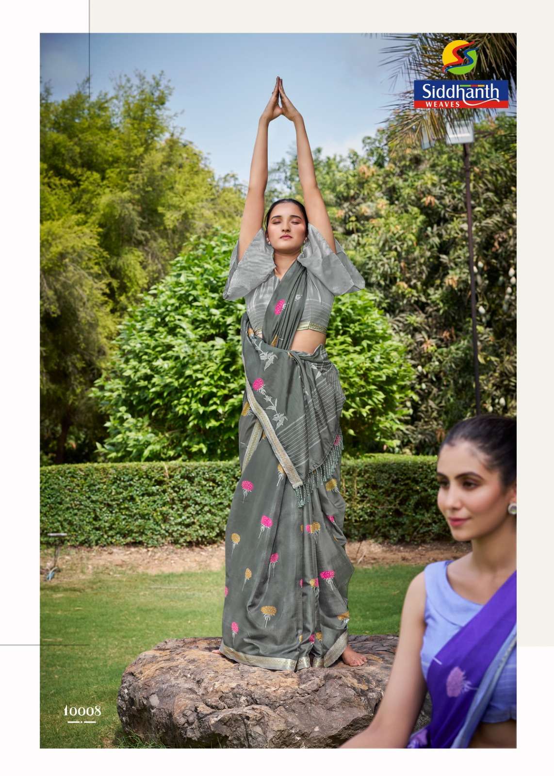 SIDDHANTH TRENDZ OF YOGA BANGLORY SILK WEAVING DESIGN SAREE COLLECTION