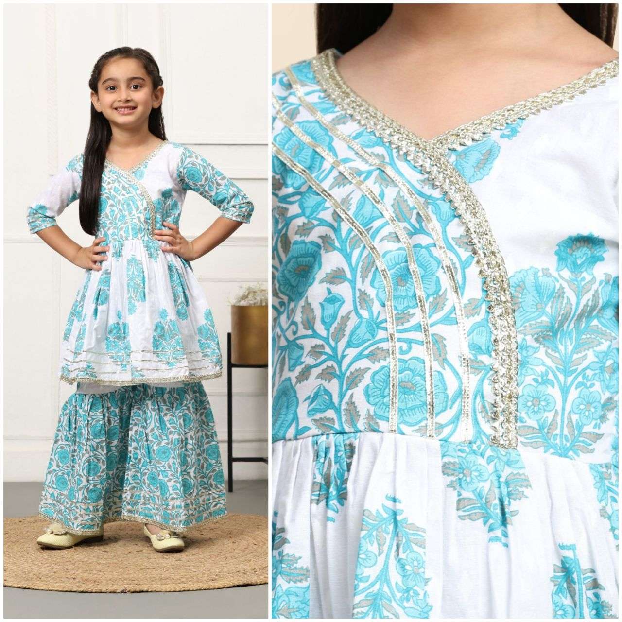 COTTON PRINTED KIDS SPECIAL SHARARA COLLECTION